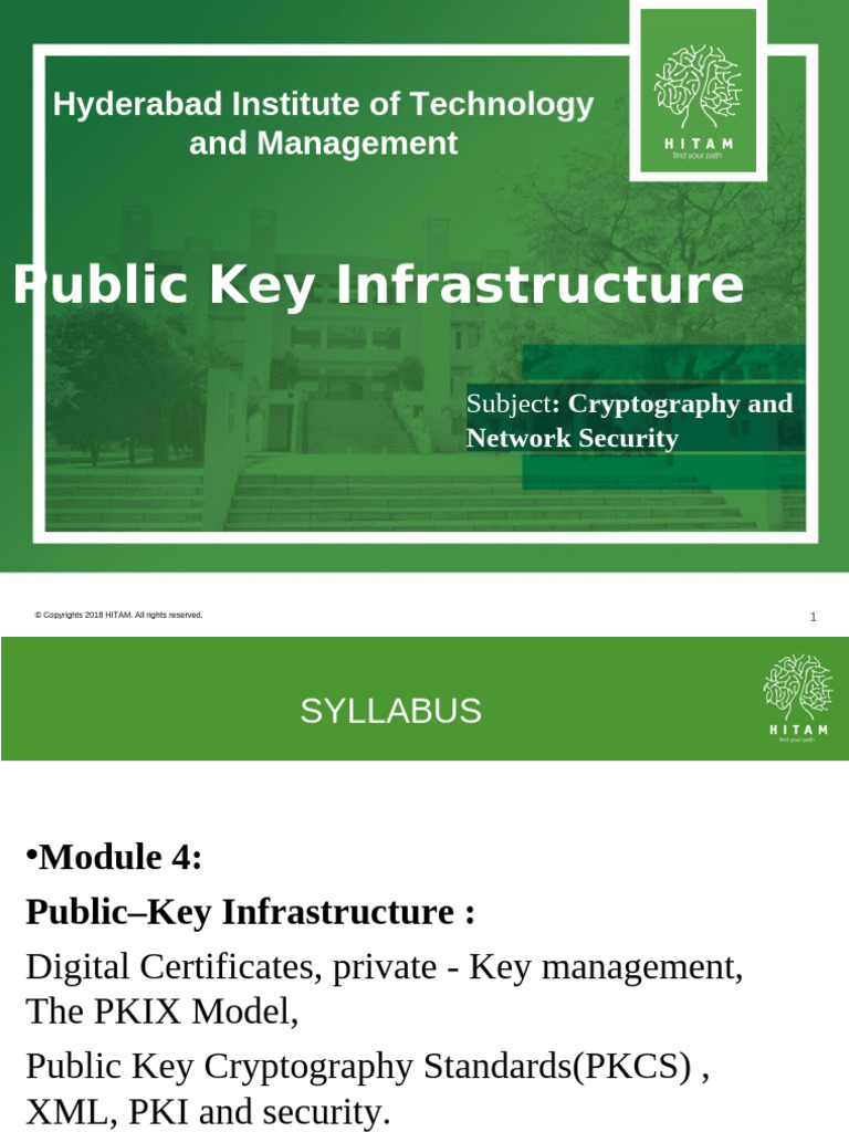 Public Key Infrastructure | PDF | Public Key Certificate | Public Key Cryptography