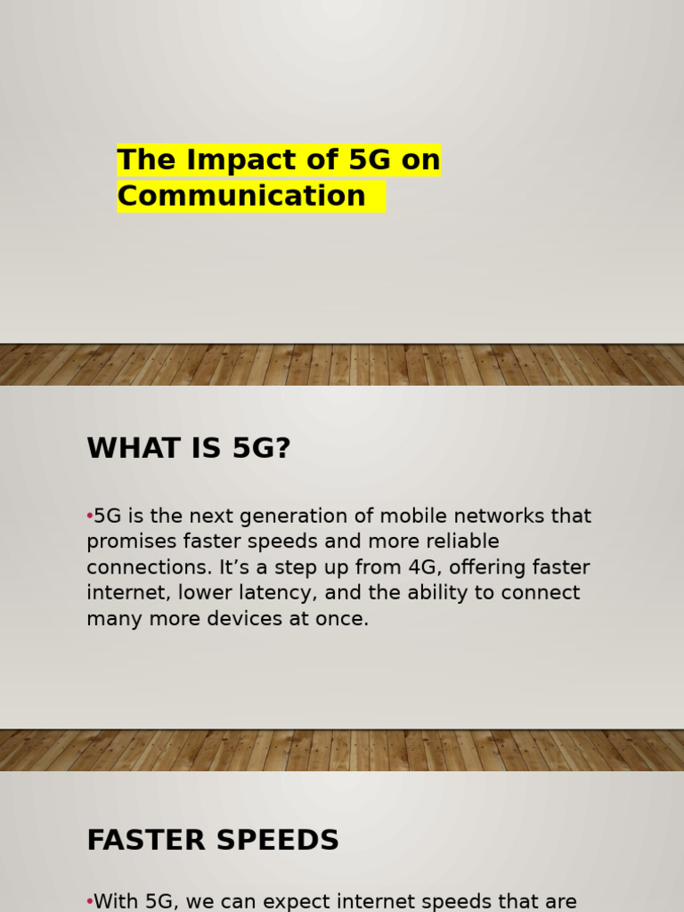 The Impact of 5G | PDF