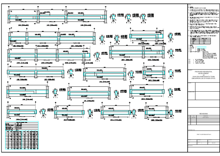 First Floor Beam Details | PDF
