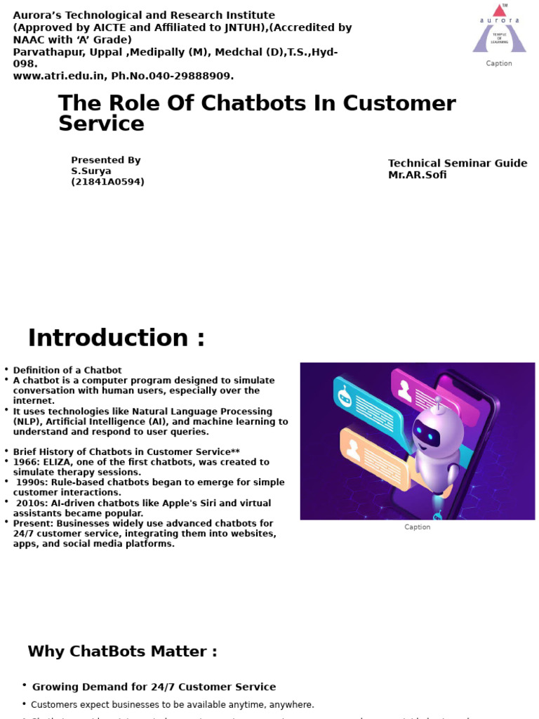 Technical Seminar Ppt-1 | PDF | Artificial Intelligence | Intelligence ...