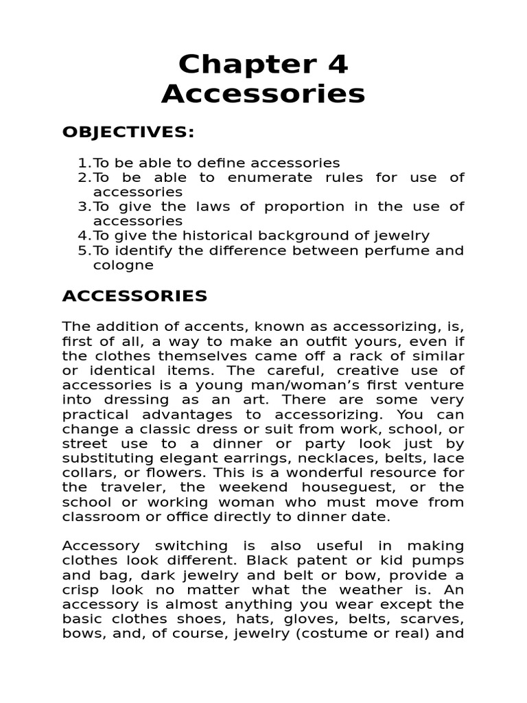 CHAPTER 4- PERDEV | PDF | Perfume | Pearl