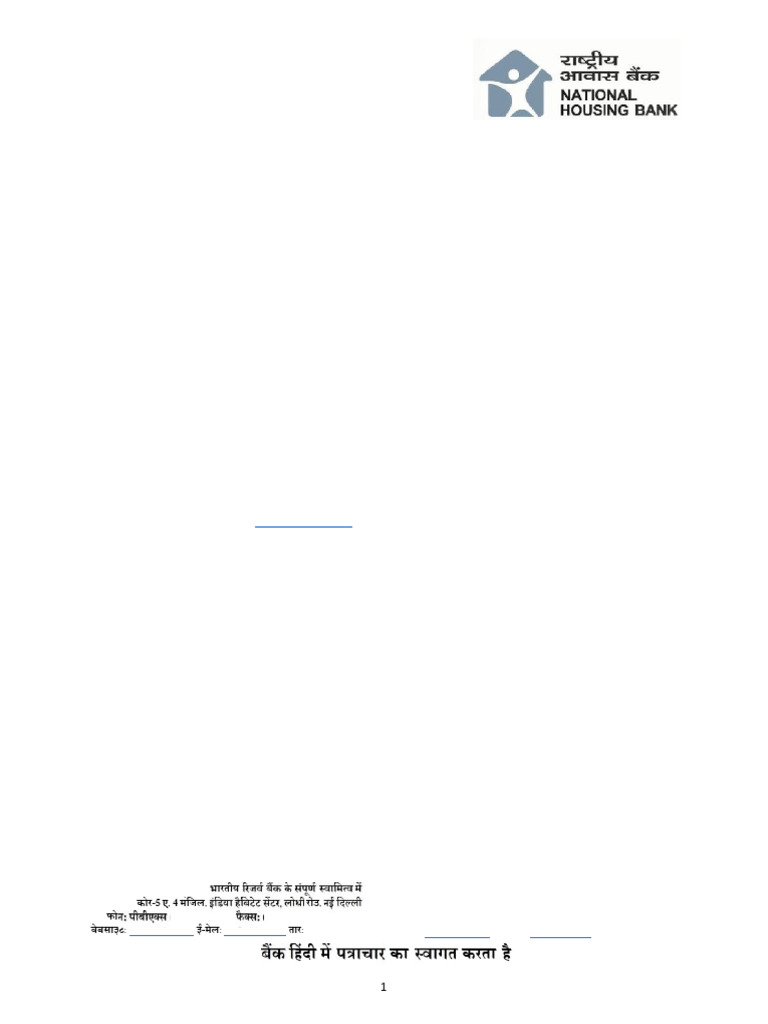 Master Circular - Miscellaneous Instructions To All Housing Finance Companies | PDF | Mortgages ...