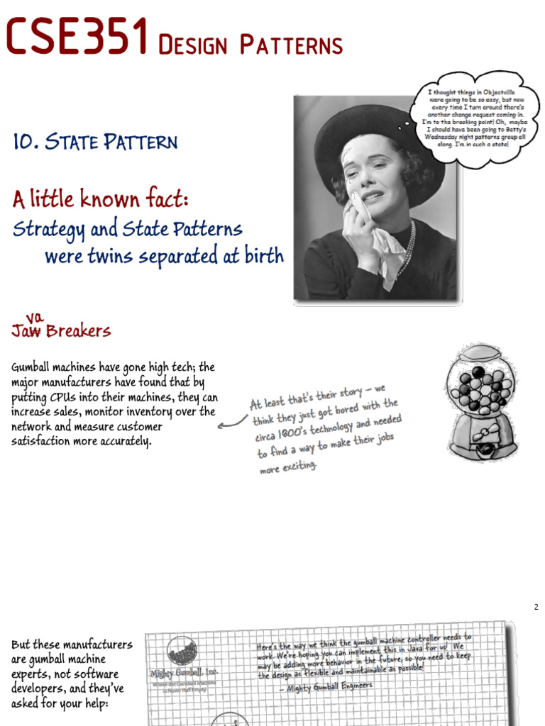 10 - State Pattern | PDF | Class (Computer Programming) | Object (Computer Science)