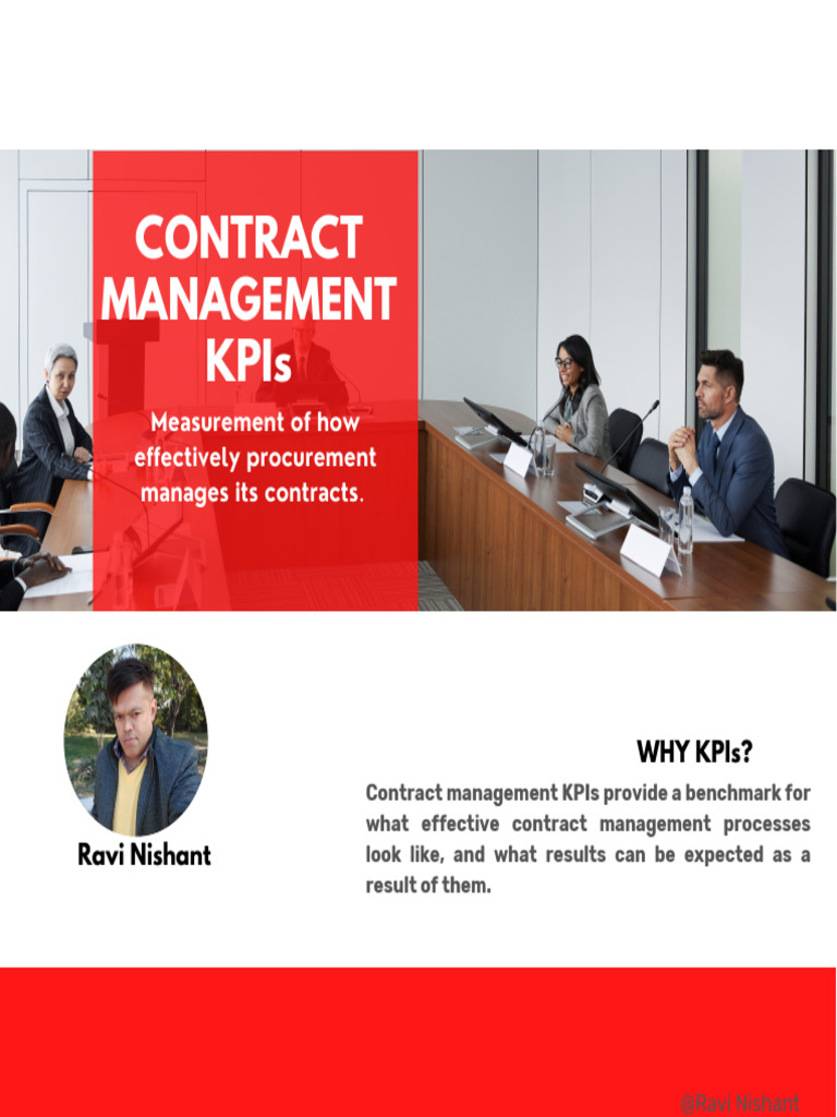 Contract Management KPIs 1703624548 | PDF | Performance Indicator ...