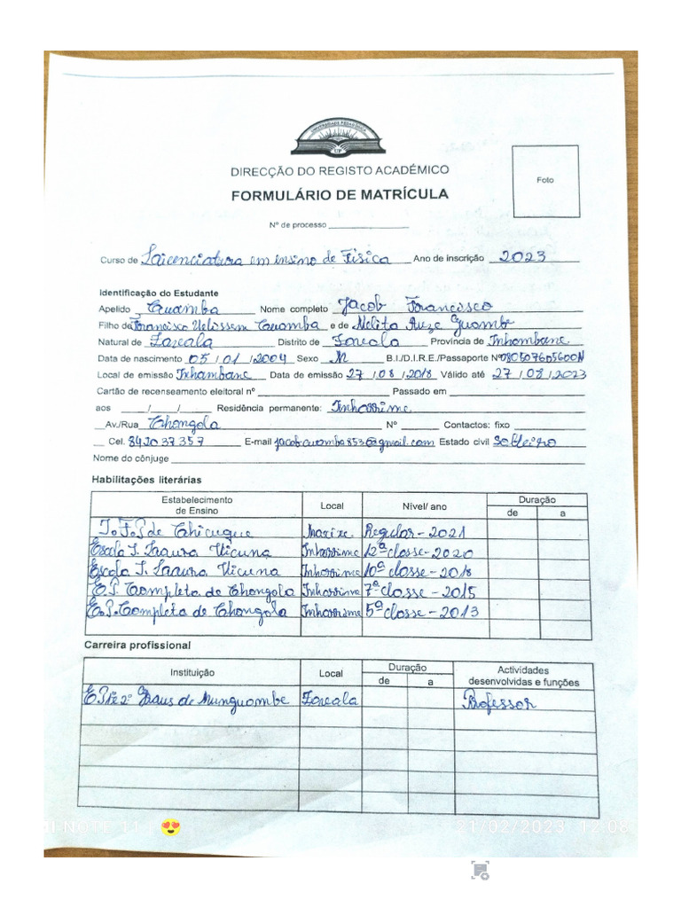 Formulário | PDF