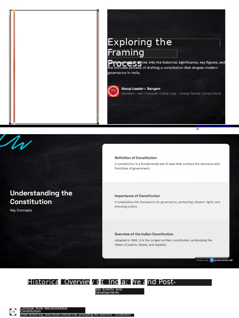 Case Study of Constitution Framing Class 12 | PDF | Constitution | Governance