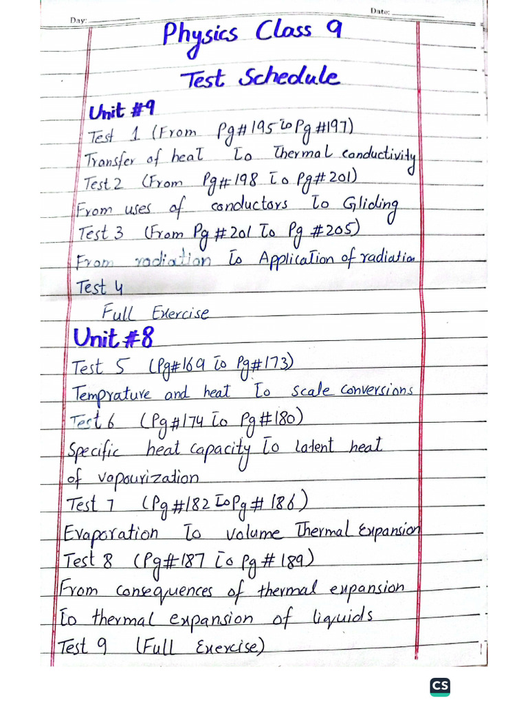 Physics Syllabus Class 9 | PDF