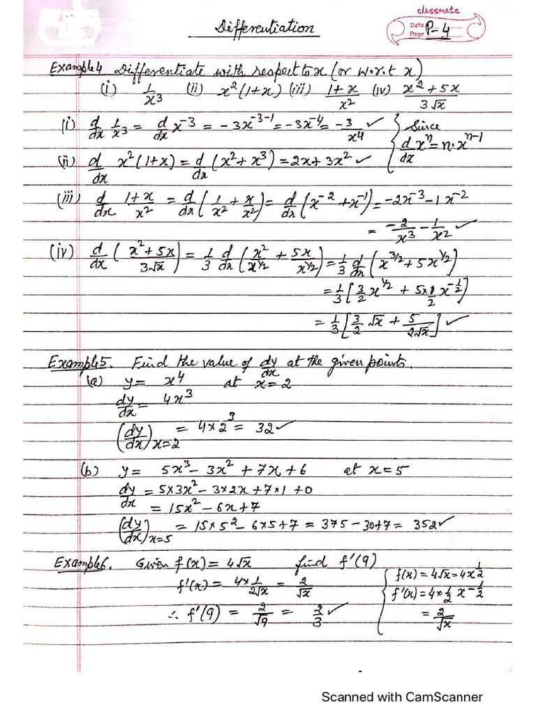 As A Level Differentiation | PDF