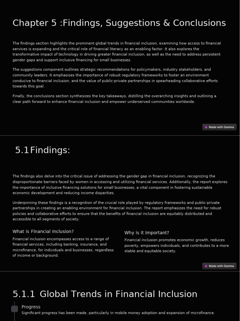 Chapter 5 Findings Suggestions and Conclusions | PDF | Financial ...