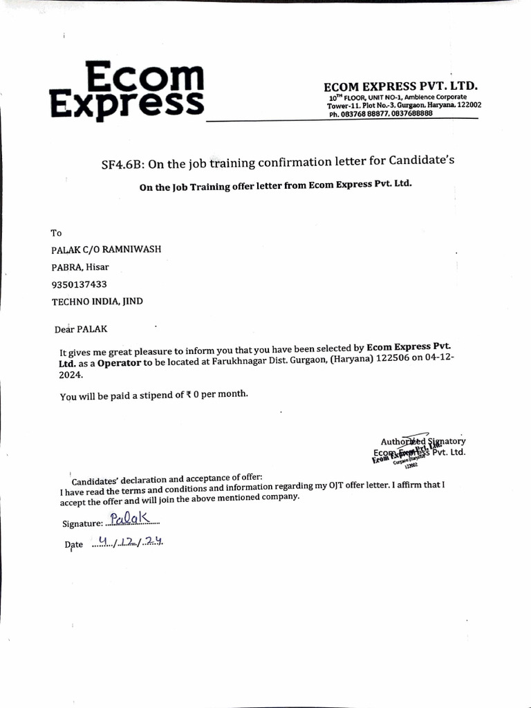 MST 21 LETTER UPLODED | PDF