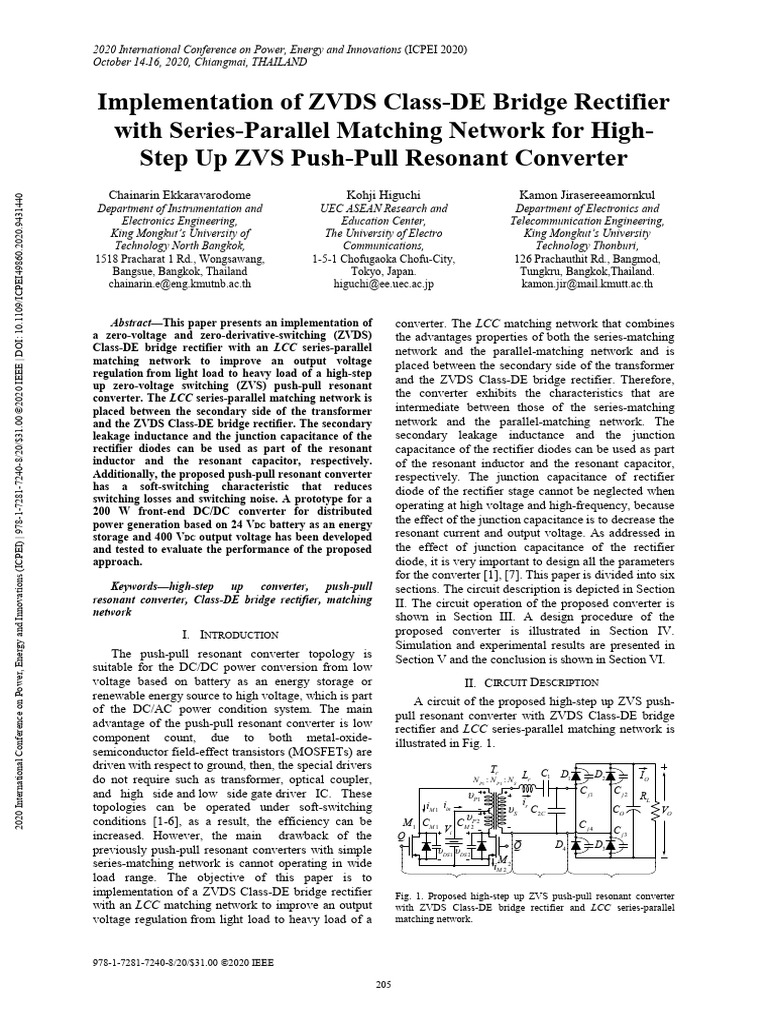 ekkaravarodome2020 | PDF | Rectifier | Resonance