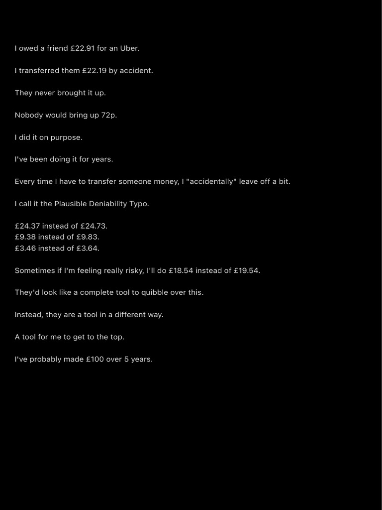 Sneaky Savings: The Plausible Deniability Typo | PDF