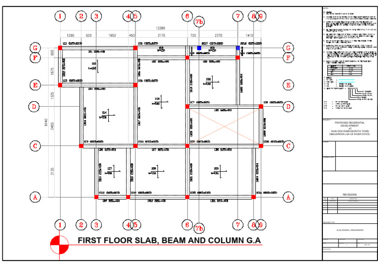 Slab General Arrangement | PDF