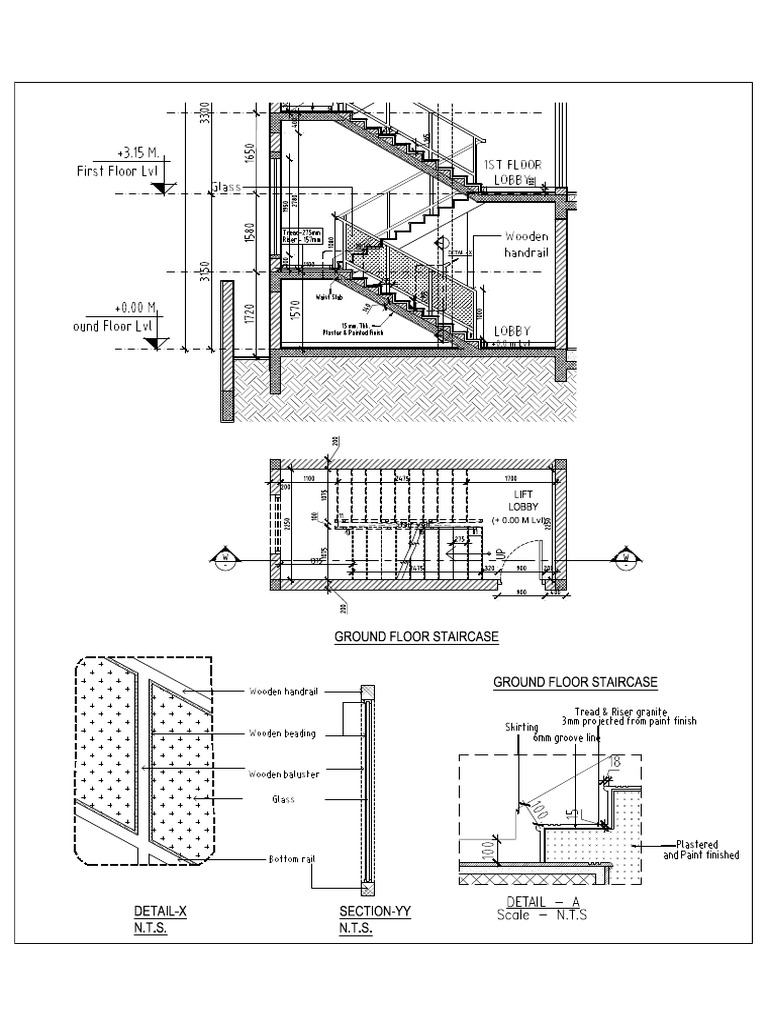 Staircase Rcc Brick-model | PDF