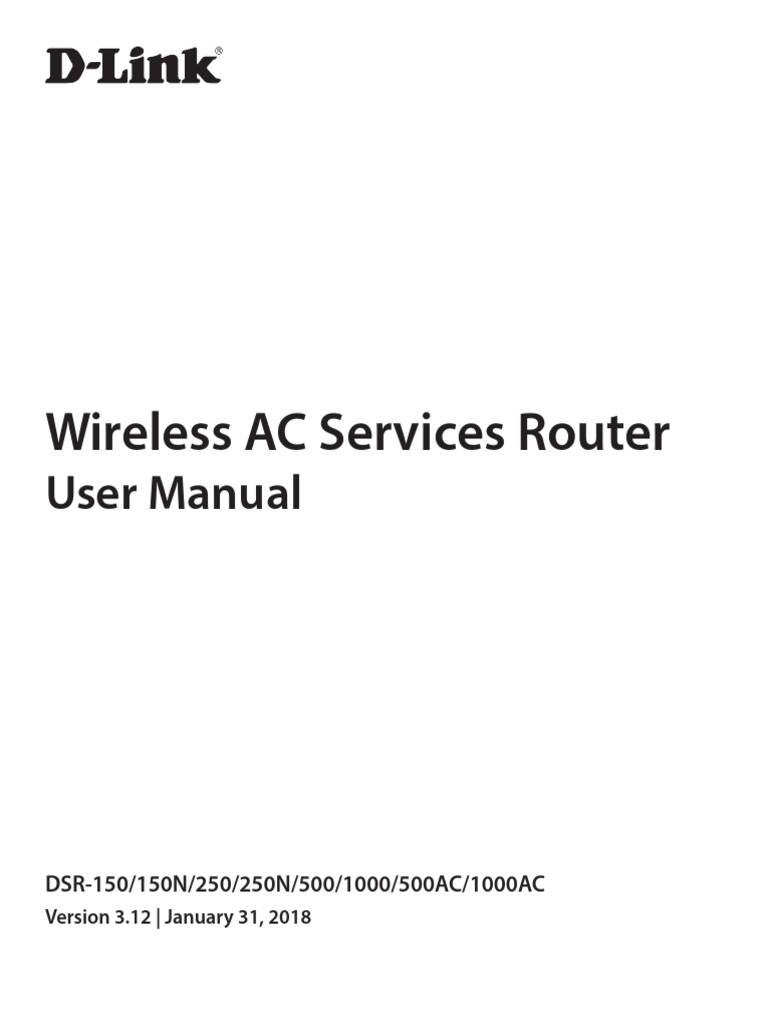 DSR-SERIES MANUAL v3.12 WW EN | PDF | Ip Address | Virtual Private Network