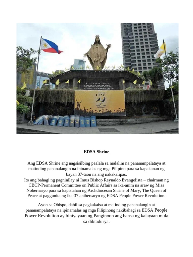 EDSA Shrine | PDF