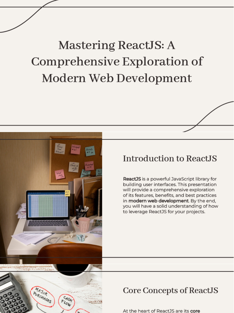 Mastering Reactjs a Comprehensive Exploration of Modern Web Development | PDF