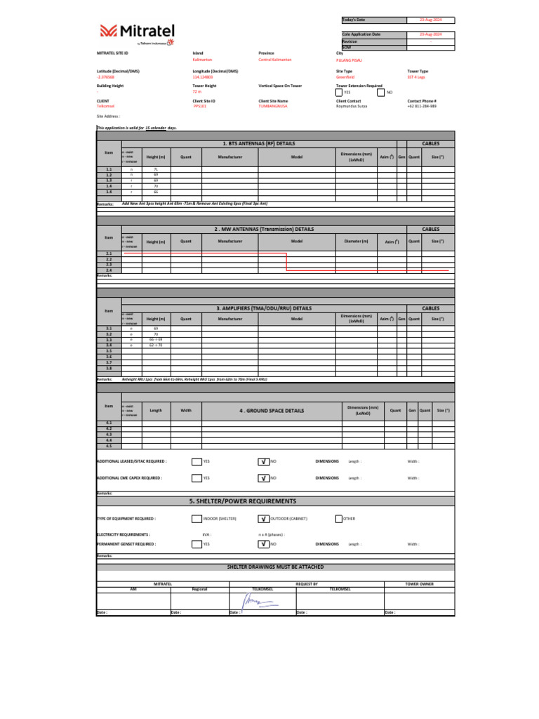 CAF DMT PPS101 - Anetenna Modernisasi CP2 Part 1 | PDF | Telecommunications Engineering ...