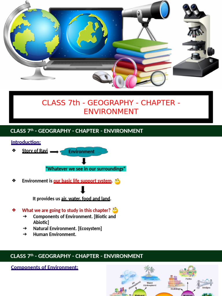CLASS 7th - GEOGRAPHY - CHAPTER - ENVIRONMENT | PDF | Natural ... CLASS 7th - GEOGRAPHY - CHAPTER - ENVIRONMENT | PDF | Natural ...
