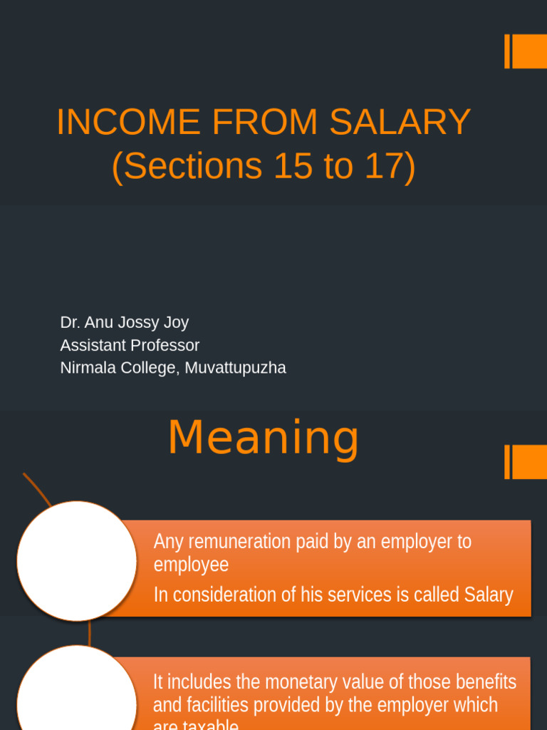 Income From Salary 1 | PDF | Salary | Employment