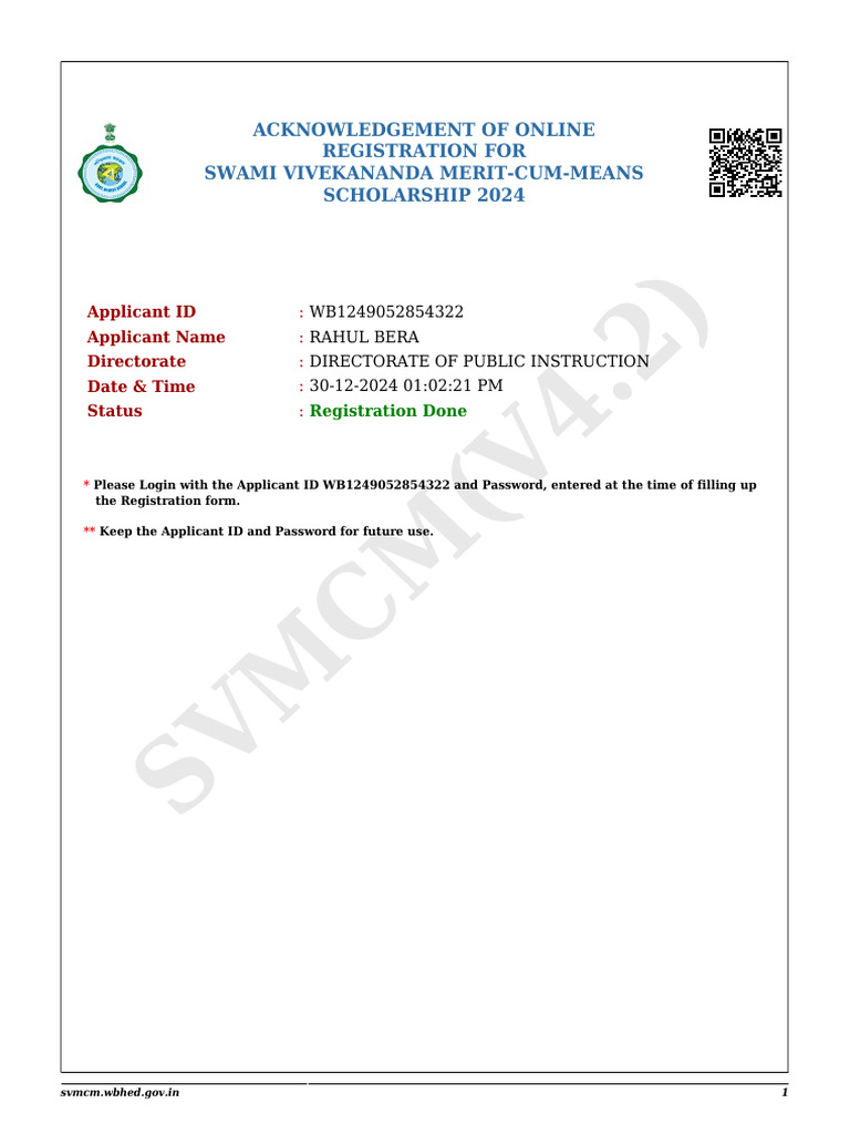 Acknowledgement Slip | PDF