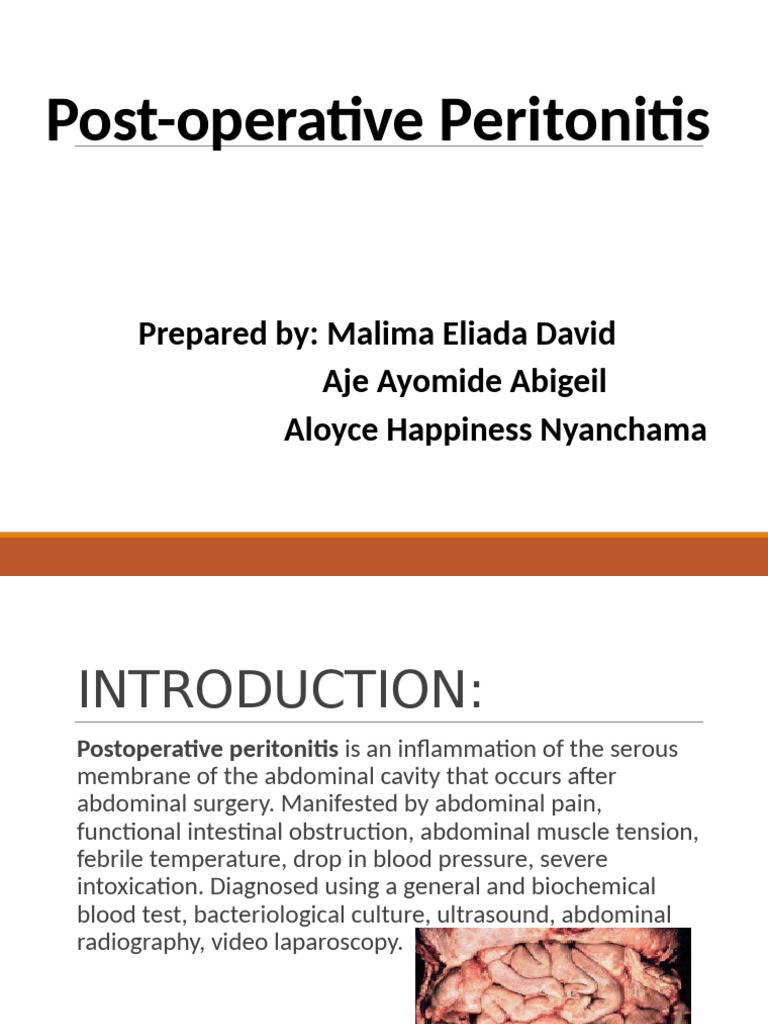 Purulentperitonitis 240421155638 82c50c04 | PDF | Peritoneum | Surgery