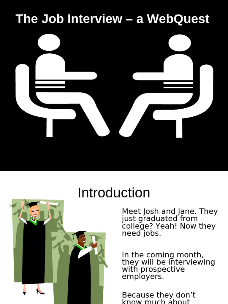 The Job Interview A Webquest | PDF | Job Interview | Interview