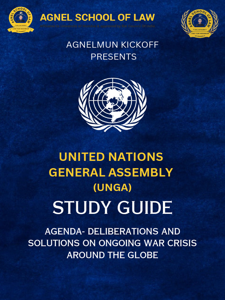 Unga Study Guide | PDF | United Nations General Assembly | United Nations