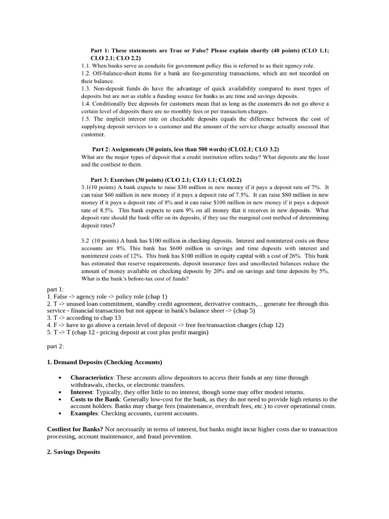 ans SAMPLE_2 bản | PDF | Certificate Of Deposit | Transaction Account