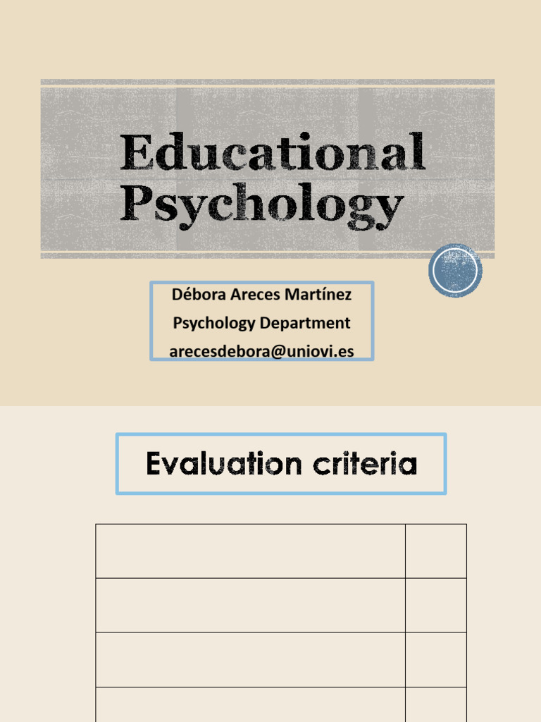 Lesson 1 - EducPsychology | PDF | Learning | Social Psychology