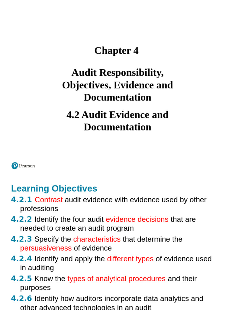 Audit Evidence & Documentation | PDF | Audit | Evidence
