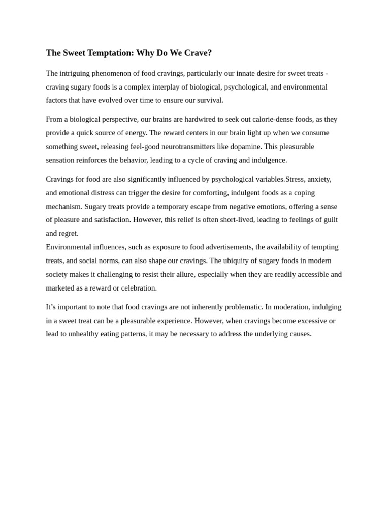 Blog- Sweet Trap | PDF