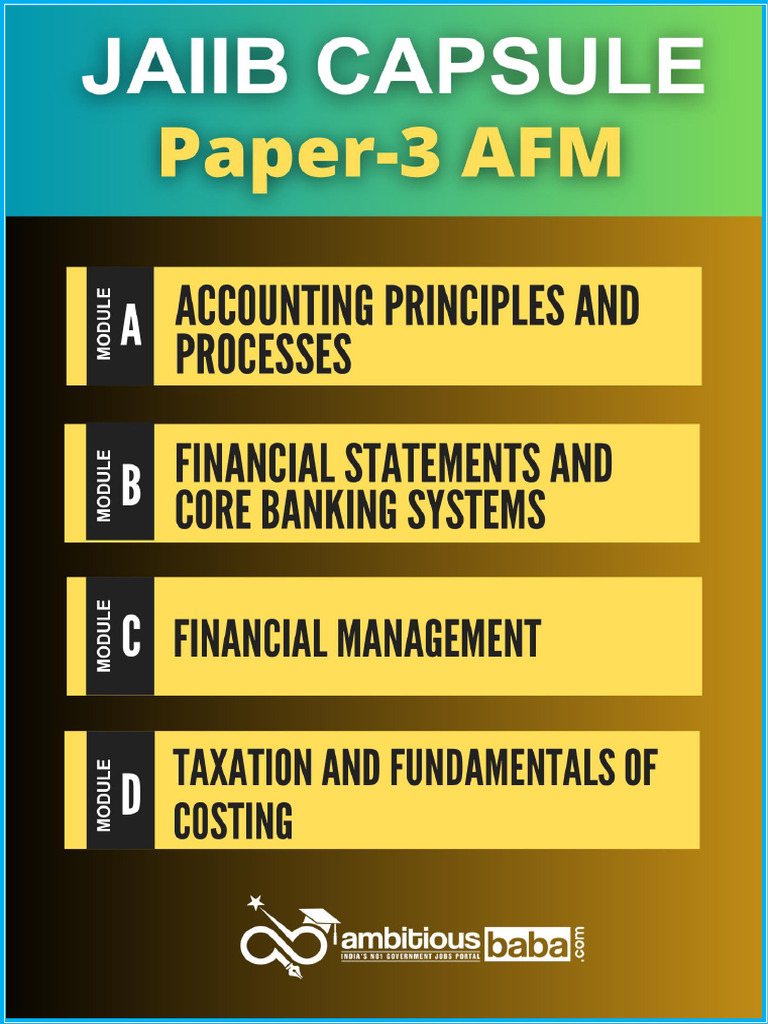 JAIIB Exam Study Resources | PDF | International Financial Reporting ...
