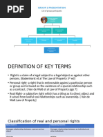 Real vs Personal Rights Explained | PDF | Property Law | Justice