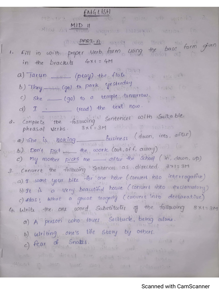 ENG M-2 Modal Paper | PDF