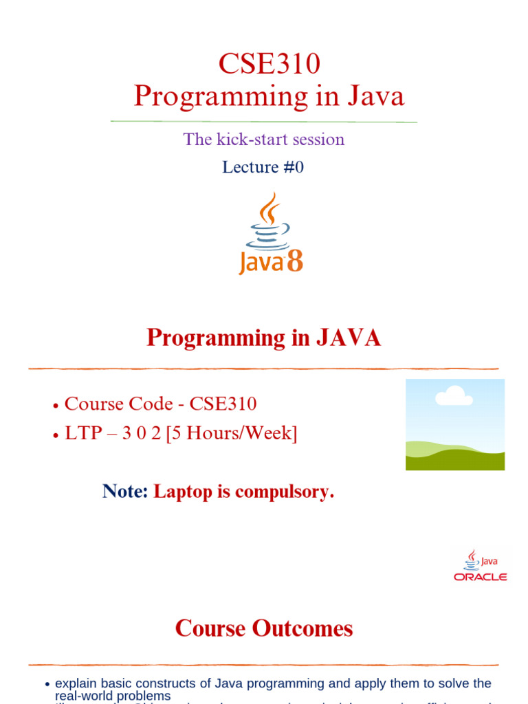 JAVALEC-0.pptx 20250113 101401 0000 | PDF | Method (Computer Programming) | Class (Computer ...