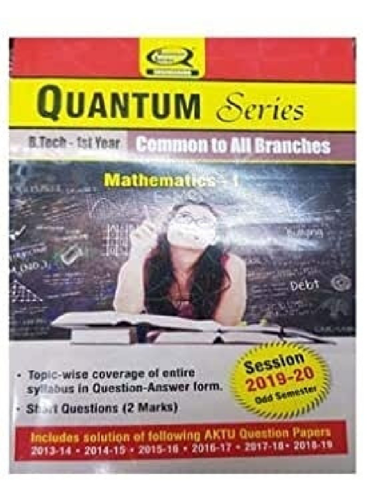 Engineering Maths 1 Quantum new | PDF