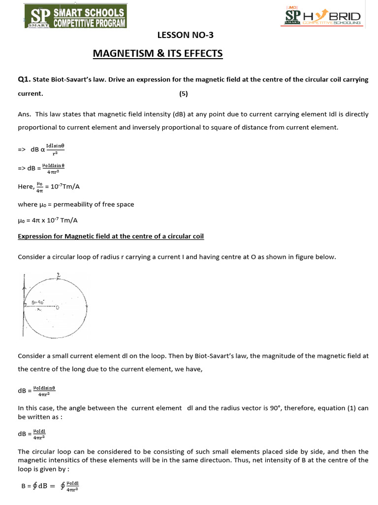 Lesson 3 Magnetism | PDF | Magnetism | Magnetic Field