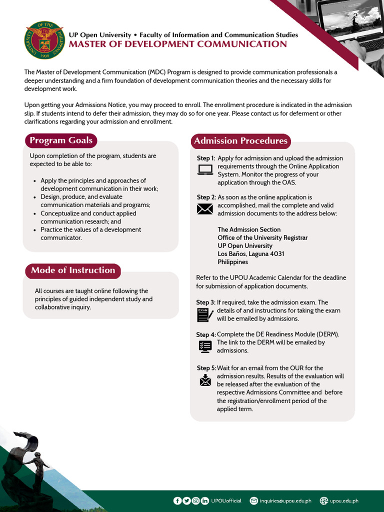 Master of Development Communication | PDF | Communication