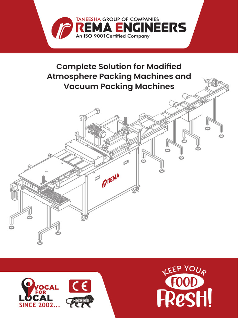 Rema Tray Sealing Machines Brochure 2026 | PDF | Shelf Life | Secondary ...