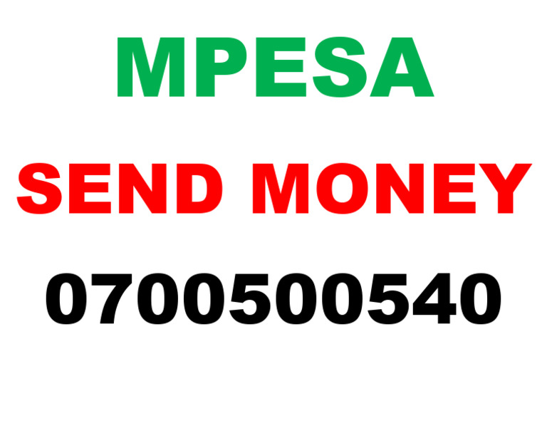 MPESA Send Money Template | PDF