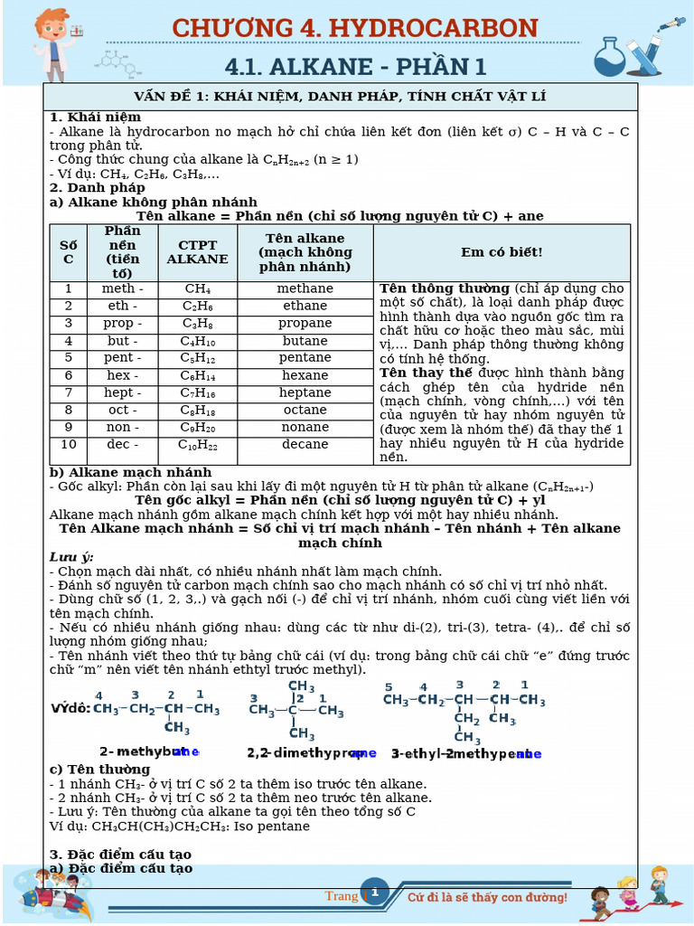 P1. Alkane | PDF