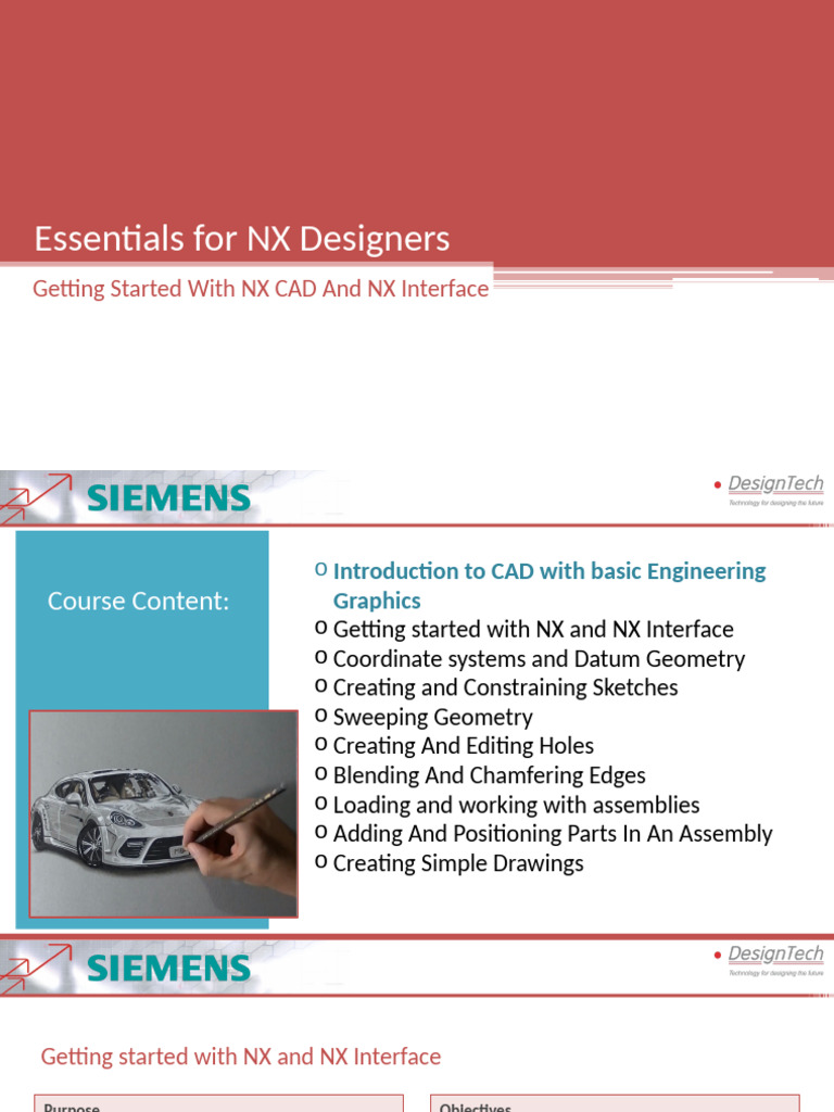 Session 2 - Getting Started With NX | PDF | Window (Computing) | Button (Computing)