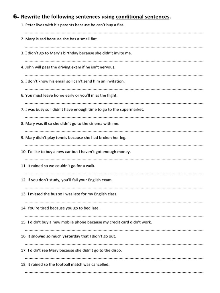 Rewriting Conditionals | PDF