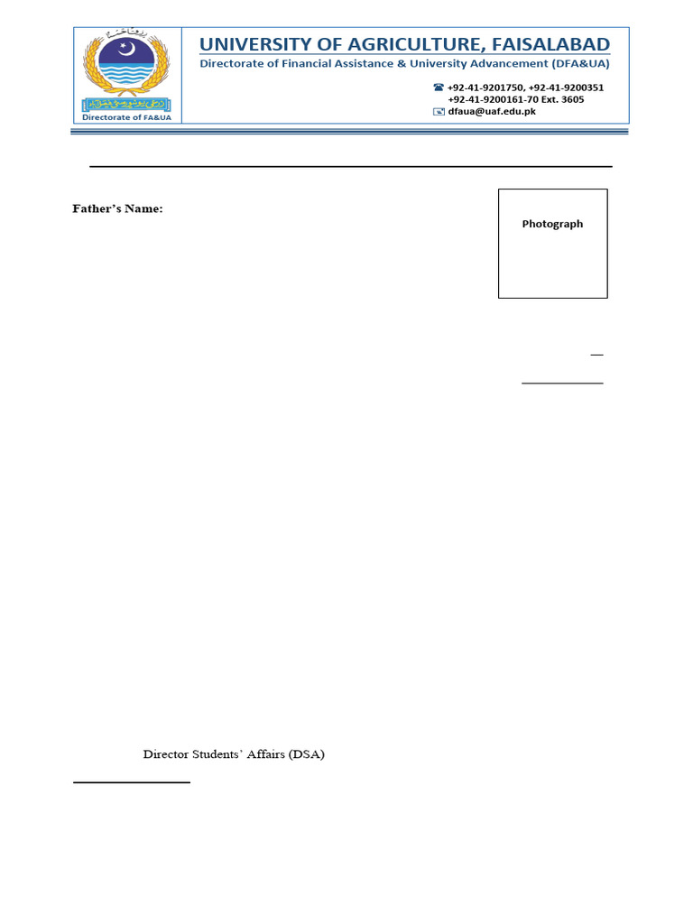 Fee - Installment - Form 2024-25 | PDF