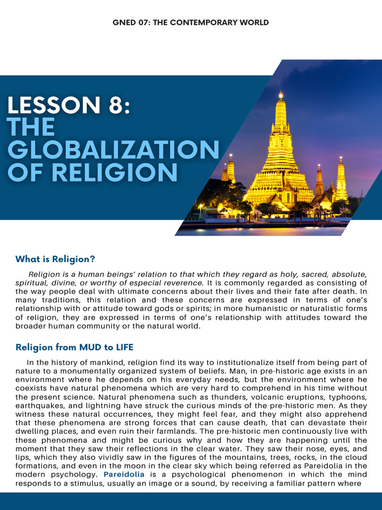 GNED07LSN8 The Globalization of Religion | PDF | Noble Eightfold Path ...