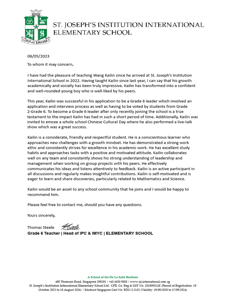 Kailin Wang - Reference | PDF