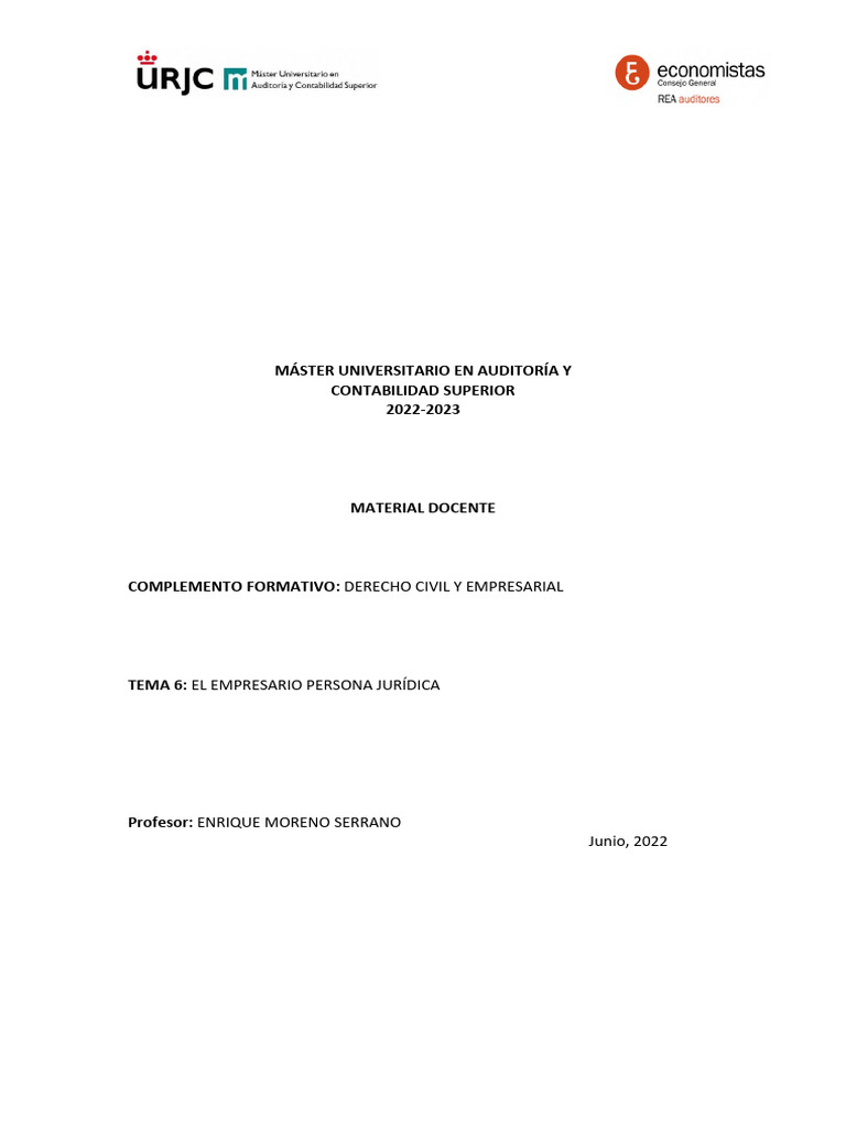 CF2 06 3 Manual de Estudio (2022) | PDF | Sociedad General | Sociedad