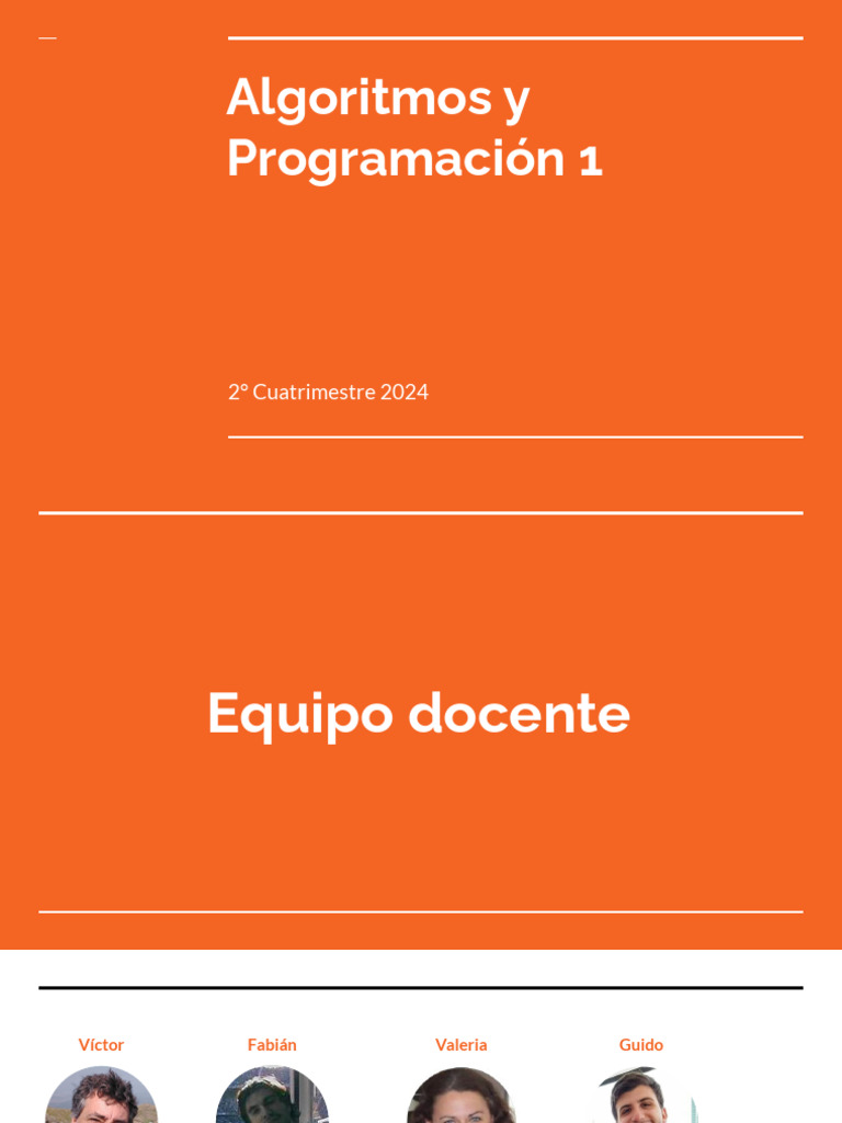AyP1 - PPRES - Presentación | PDF