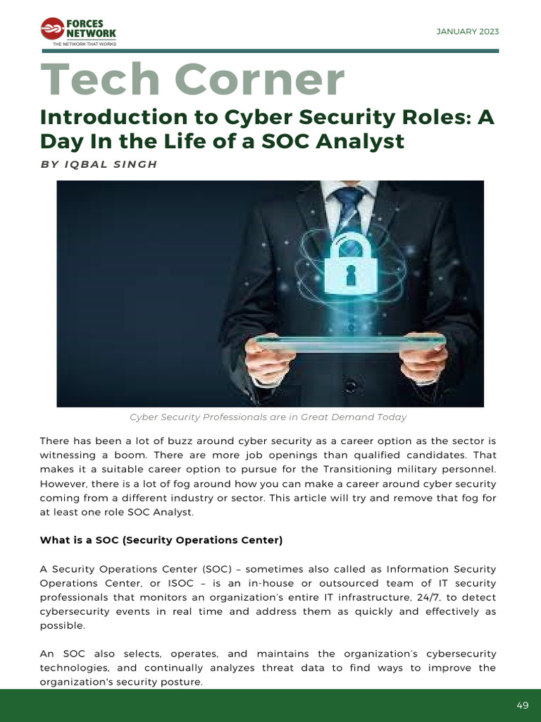 SOC ANALYST | PDF | Security | Computer Security